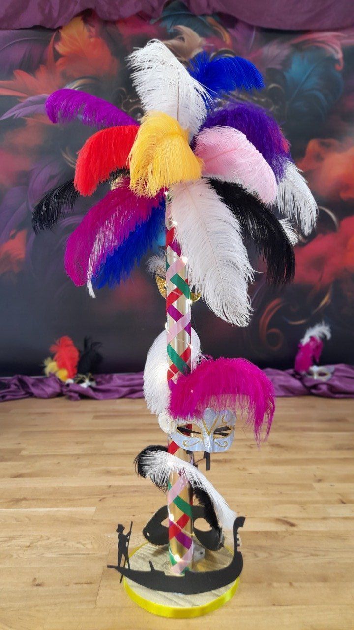 CENTRE DE TABLE ARLEQUIN CARNAVAL DE VENISE - Locmaterielreception